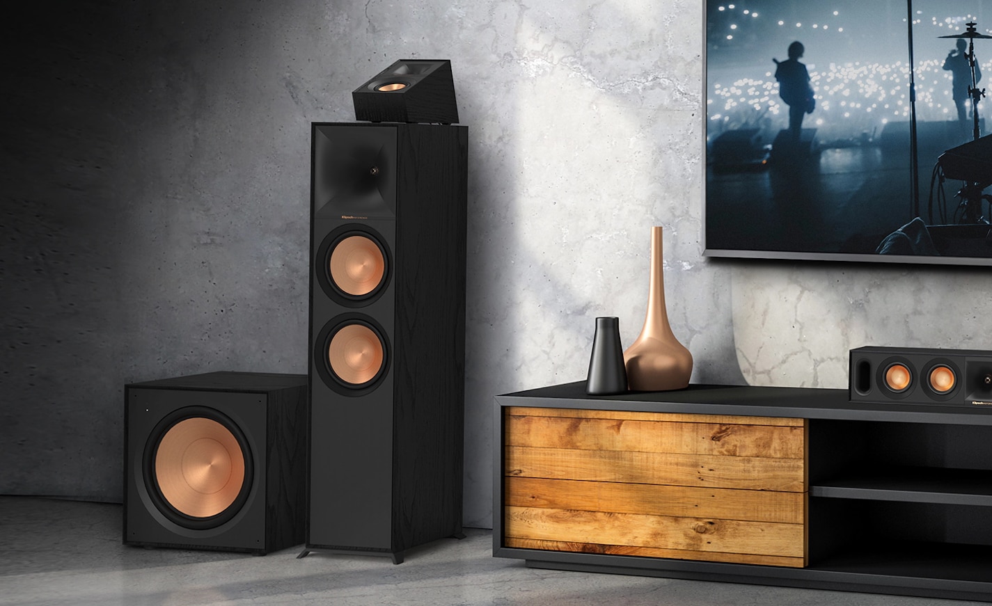 Klipsch R-40SA Reference Series 4" Dolby Atmos Surround Sound Speaker Pair